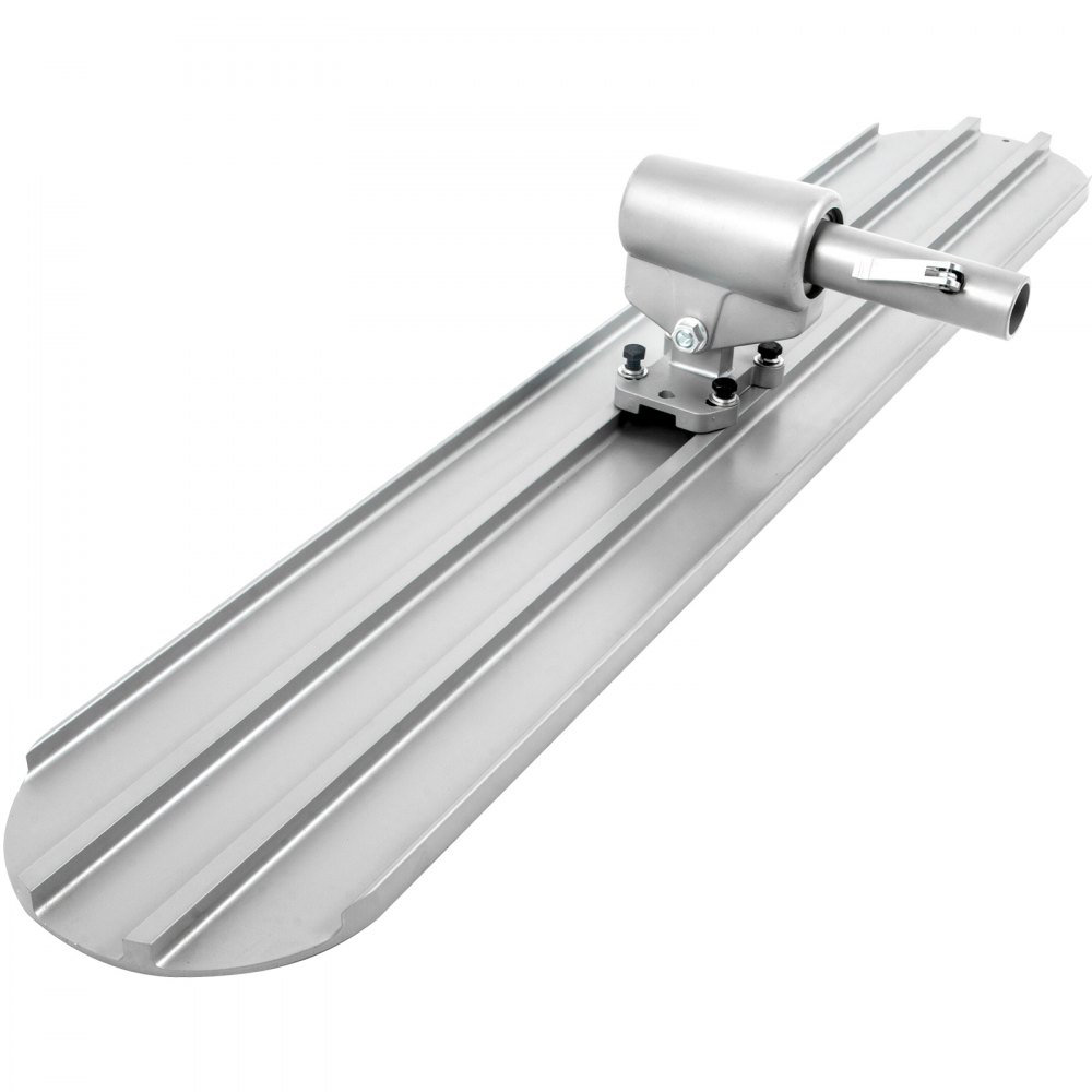 17 Stories Bull Float Magnesium Concrete Float 48 x 8" Round End Concrete Float Tool Cement Tool ...